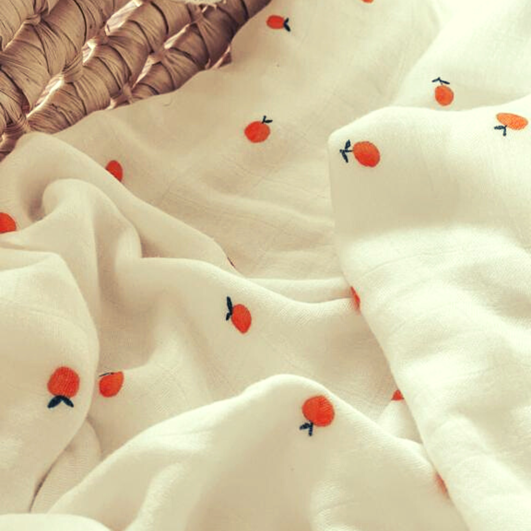 Hydrofiele bamboe doek XL – The Orange – Sweet Little Crown